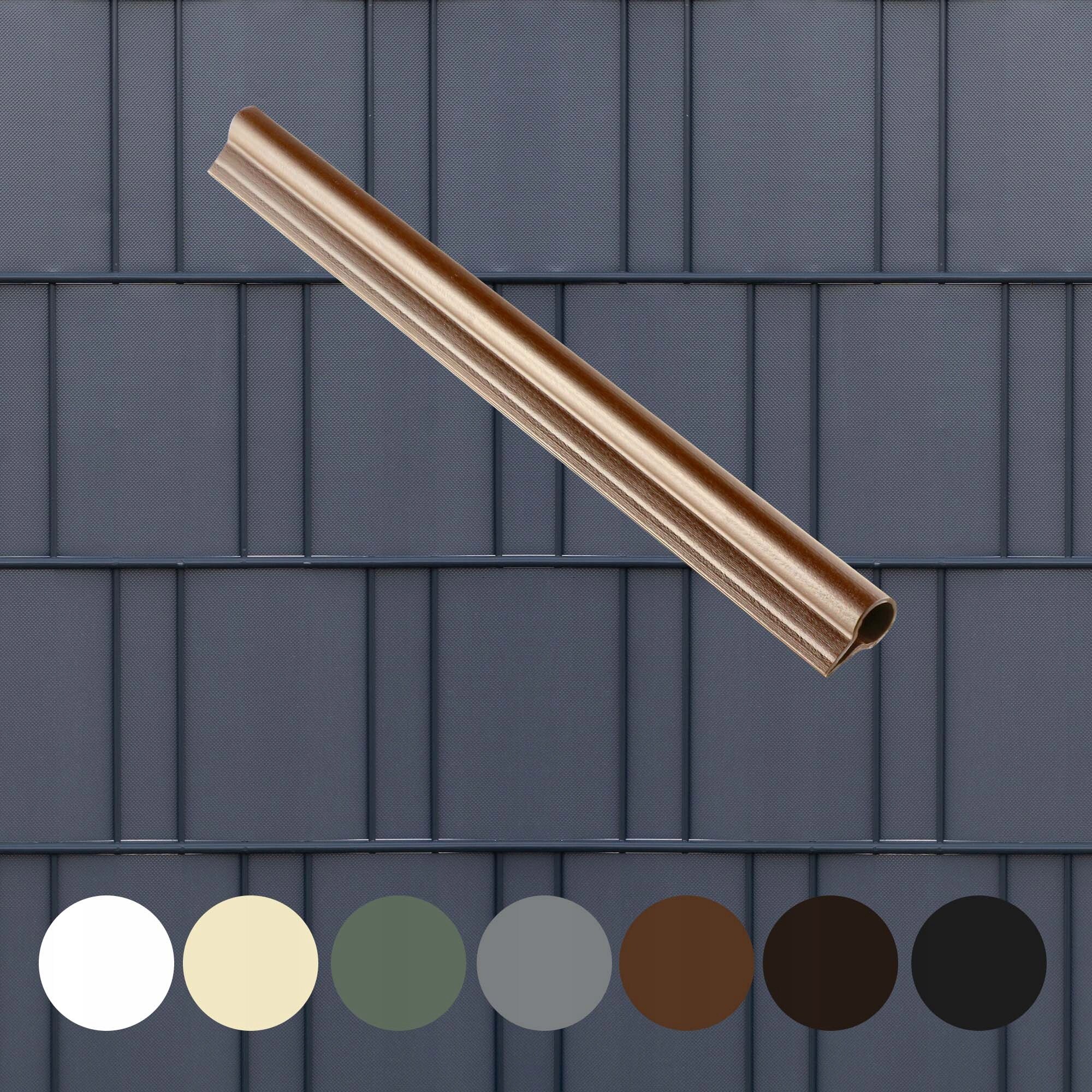 Cleme pentru panouri de gard, Plastic, Maro, 2 buc - eMAG.ro