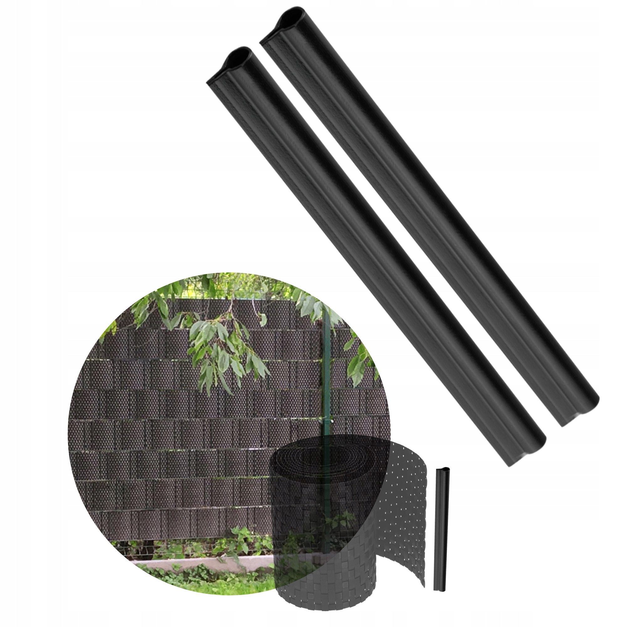 Cleme pentru panouri de gard, Plastic, Negru, 2 buc - eMAG.ro