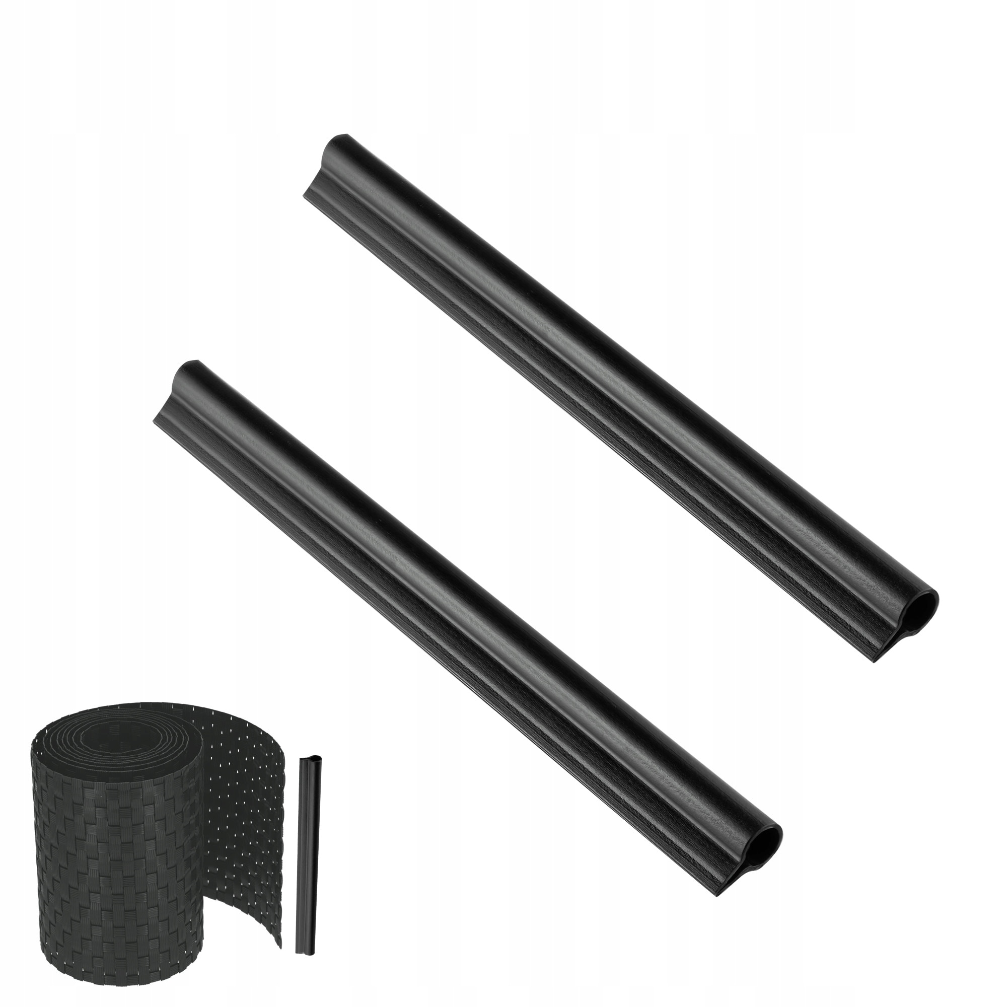 Cleme pentru panouri de gard, Plastic, Negru, 2 buc - eMAG.ro