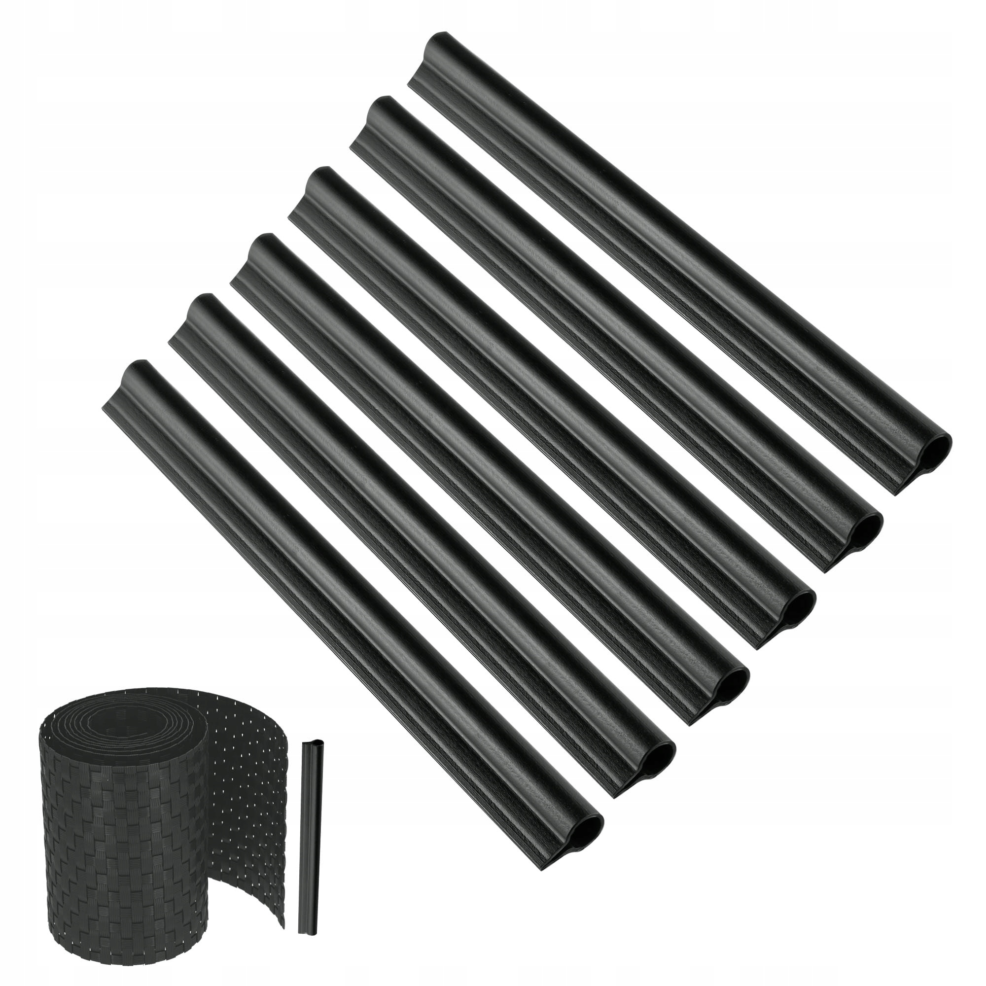 Cleme pentru panouri de gard, Plastic, Negru, 6 buc - eMAG.ro