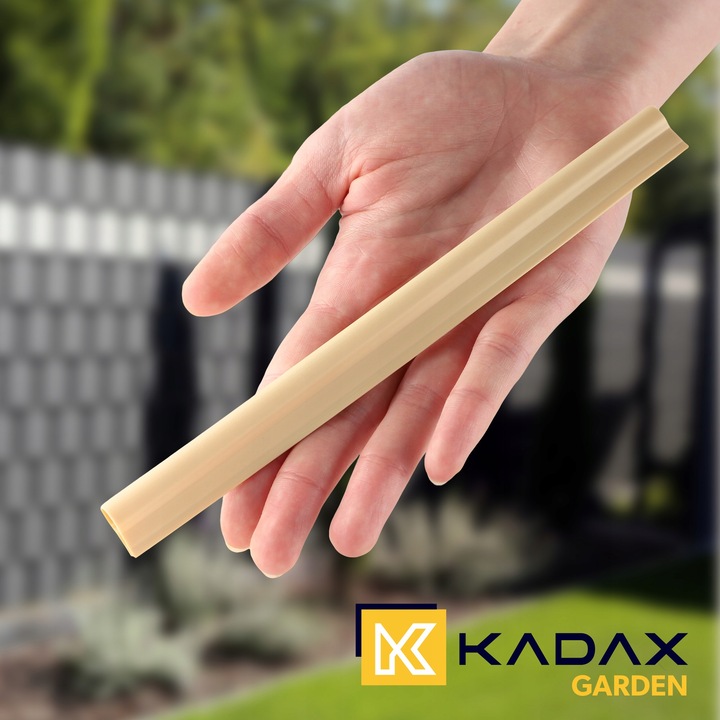 Cleme pentru panouri de gard, Plastic, Crem, 6 buc - eMAG.ro