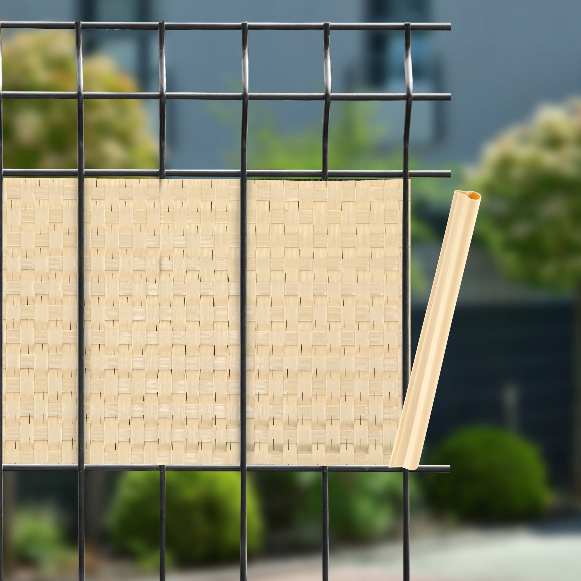 Cleme pentru panouri de gard, Plastic, Crem, 6 buc - eMAG.ro