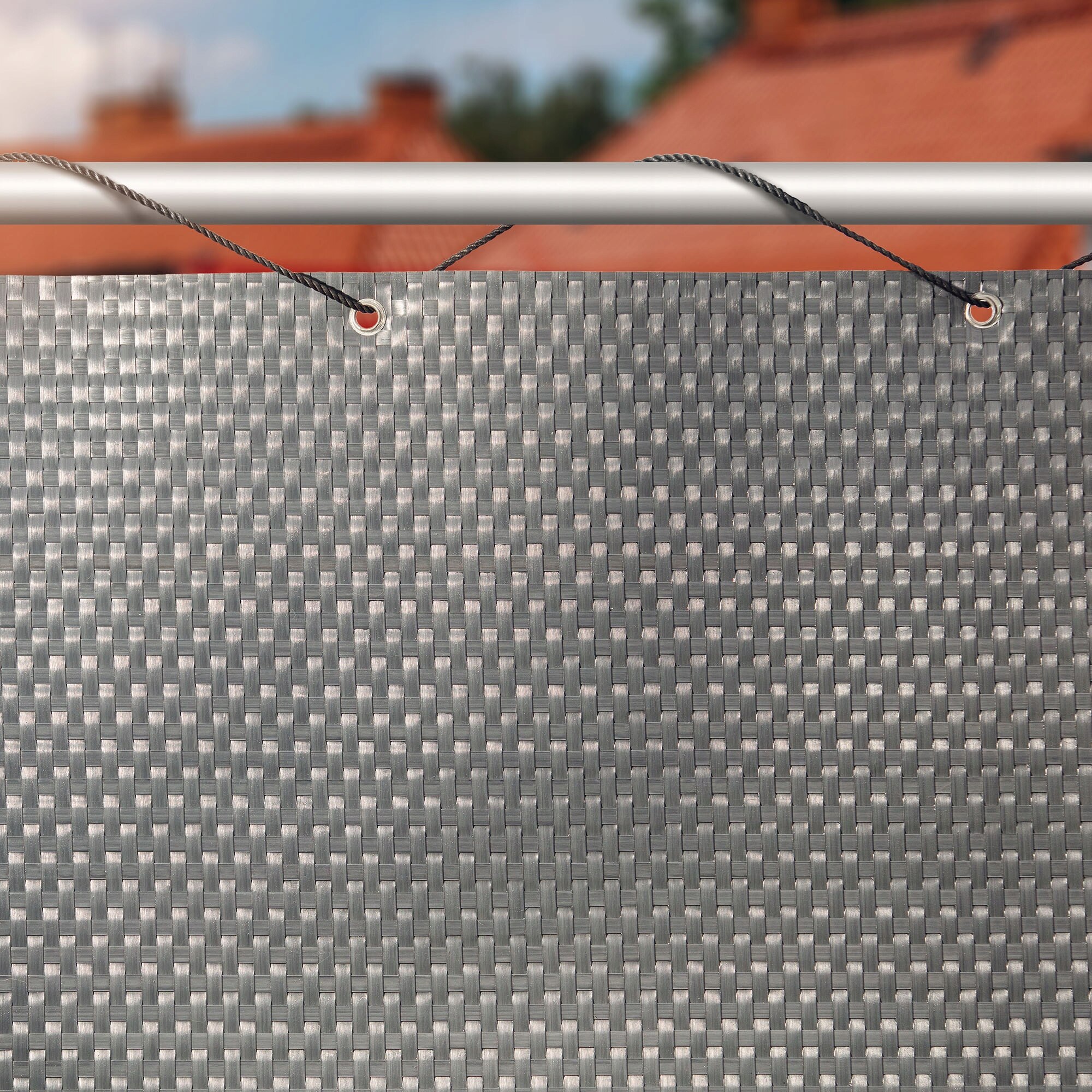 Plasa pentru balcon/gard, Tehnoratan, 1x5 m, Gri grafit - eMAG.ro