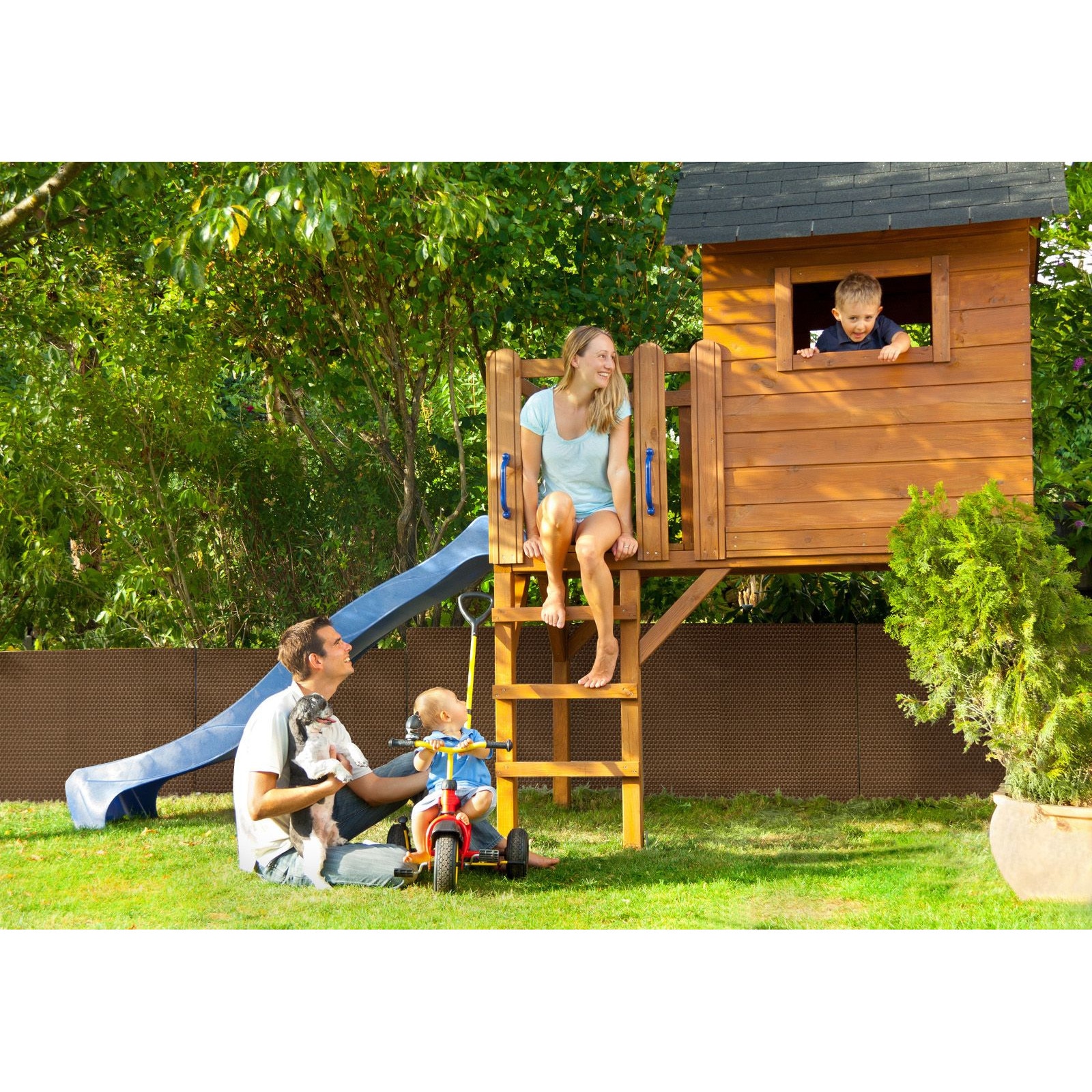 Plasa pentru balcon/gard, Tehnoratan, 1x5 m, Gri - eMAG.ro