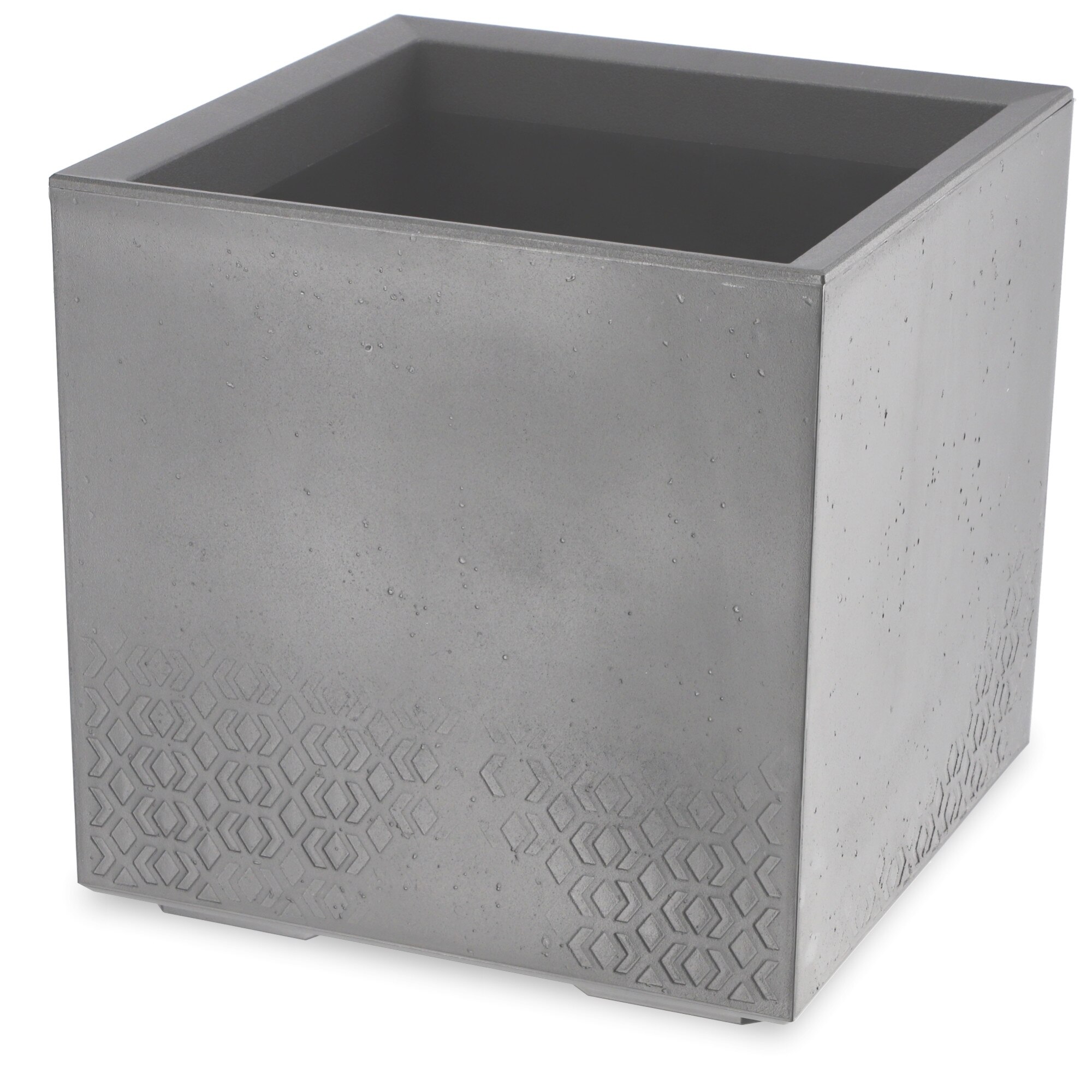 Ghiveci cu roti, Kadax, Plastic, 40x40 cm, Antracit - eMAG.ro
