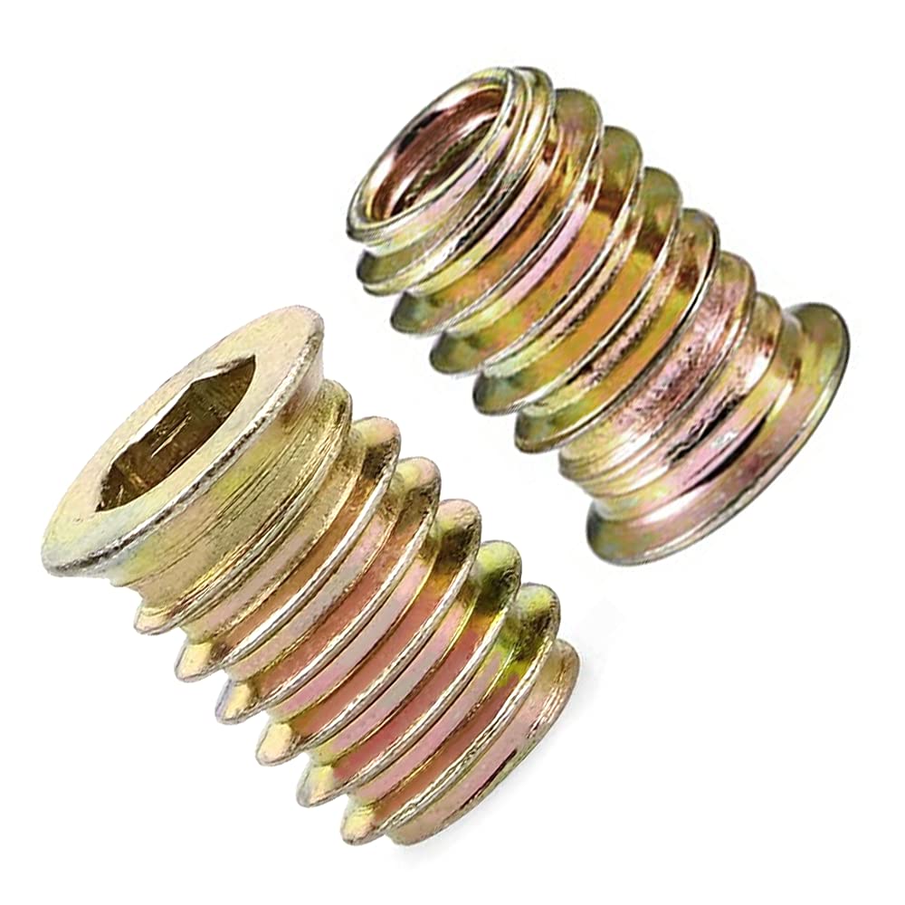 Set 50 bucse filetate hexagonale, QttvbTna, zinc, M8x20mm - eMAG.ro
