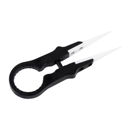 Penseta multifunctionala, Sunmostar, Plastic/Ceramica, 9.4cm, Negru ...