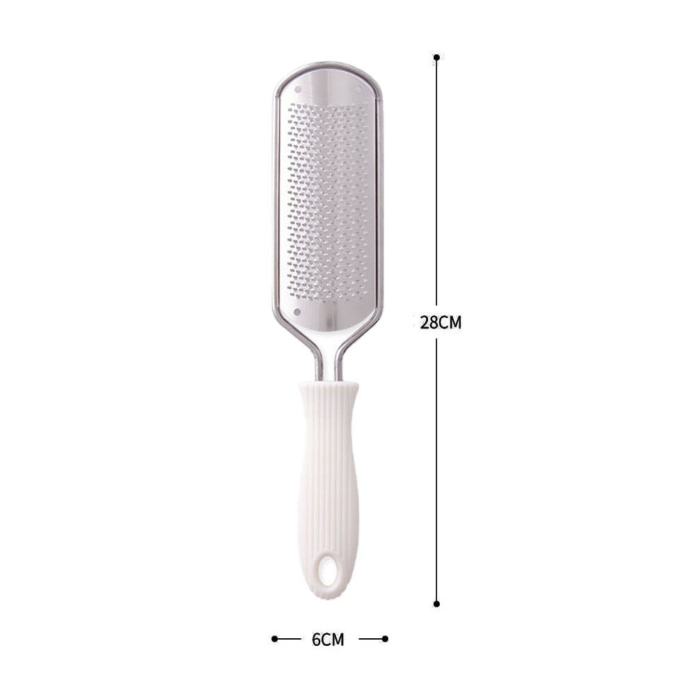 Razatoare de calcaie, 28x6 cm, Metal, Alb - eMAG.ro