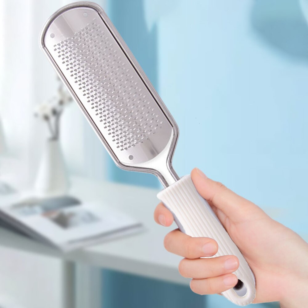 Razatoare de calcaie, 28x6 cm, Metal, Alb - eMAG.ro