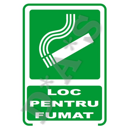 Set de 4 indicatoare A5 - loc pentru fumat - eMAG.ro