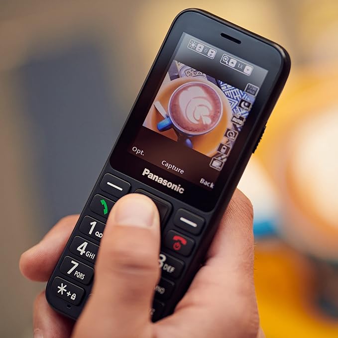 Panasonic KX-TU250EXB 4G Mobiltelefon, Fekete - eMAG.hu