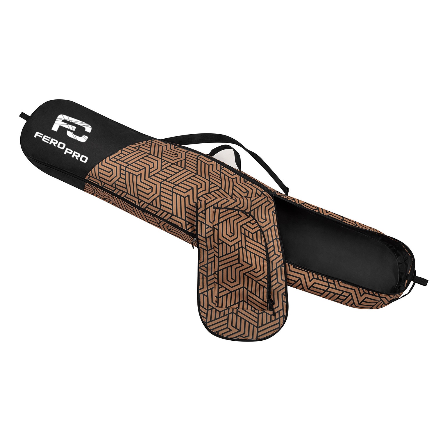 Husa snowboard, Ferocity, Poliester, 170 cm, Maro/Negru - eMAG.ro