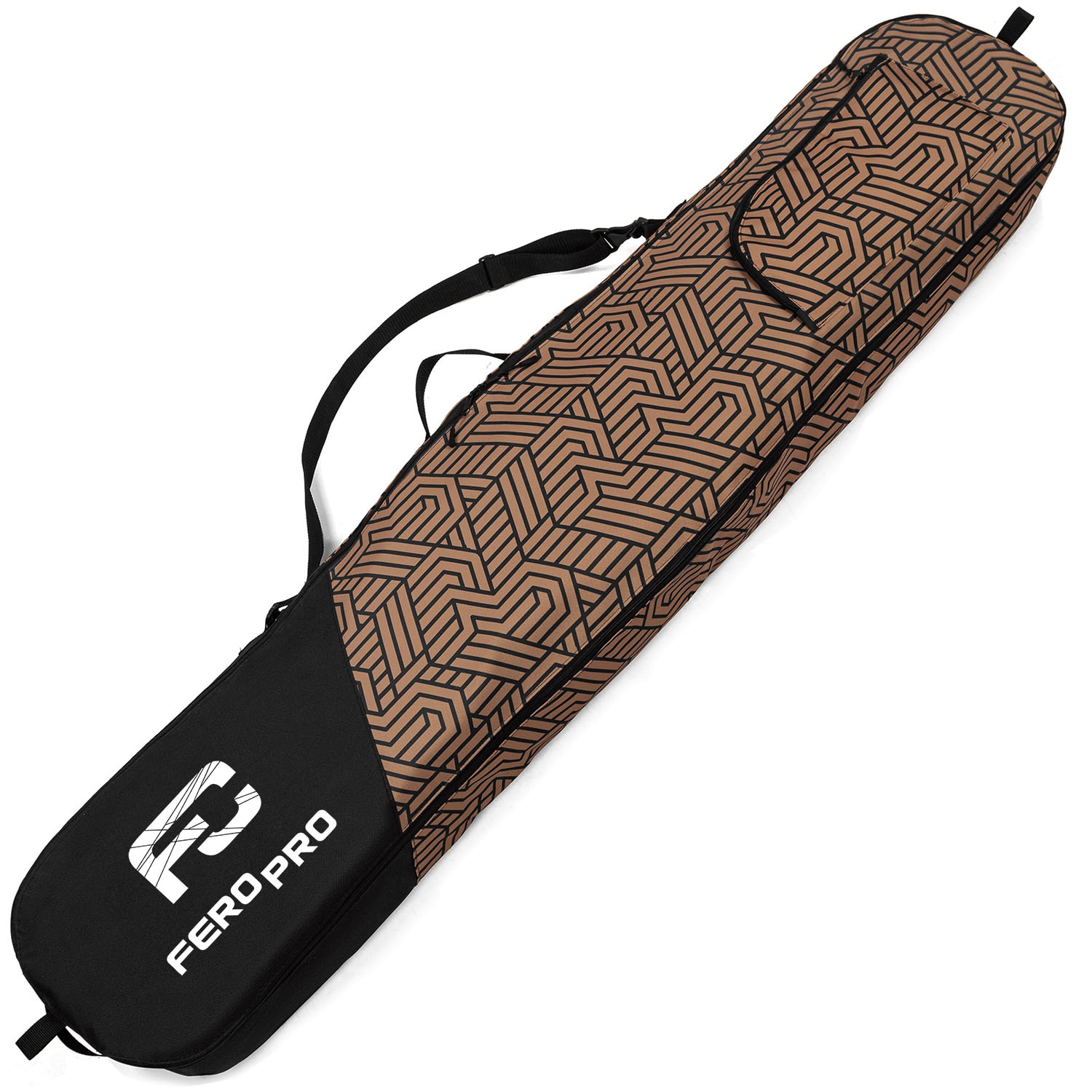 Husa snowboard, Ferocity, Poliester, 170 cm, Maro/Negru - eMAG.ro