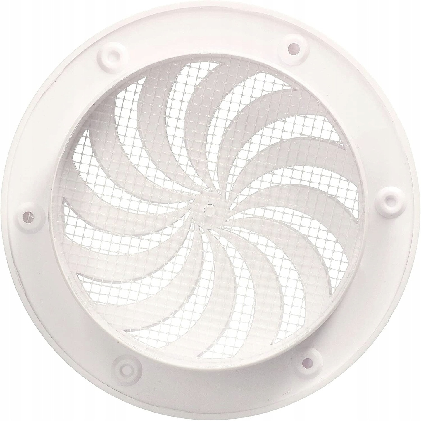 Grila de ventilatie, Kotarbau, Plastic, 100 mm, Alb - eMAG.ro