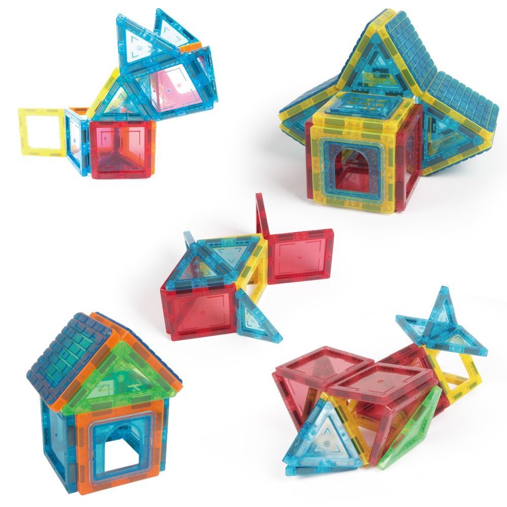 Set Constructie Blocuri Magnetice Copii KidProtect® Mag Hero Big 45 buc ...