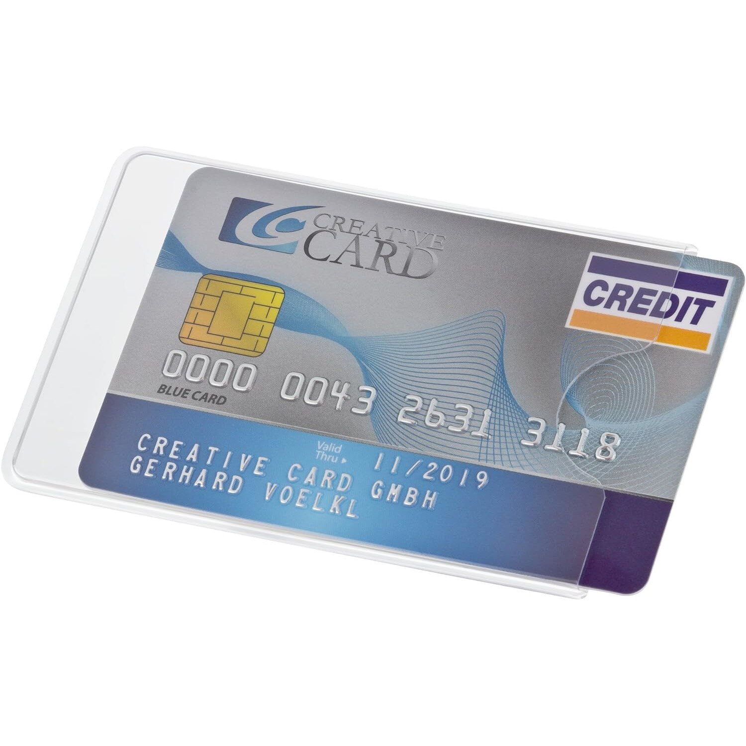 Set 40 huse carduri, JeiibrZui, Plastic, Transparent - eMAG.ro