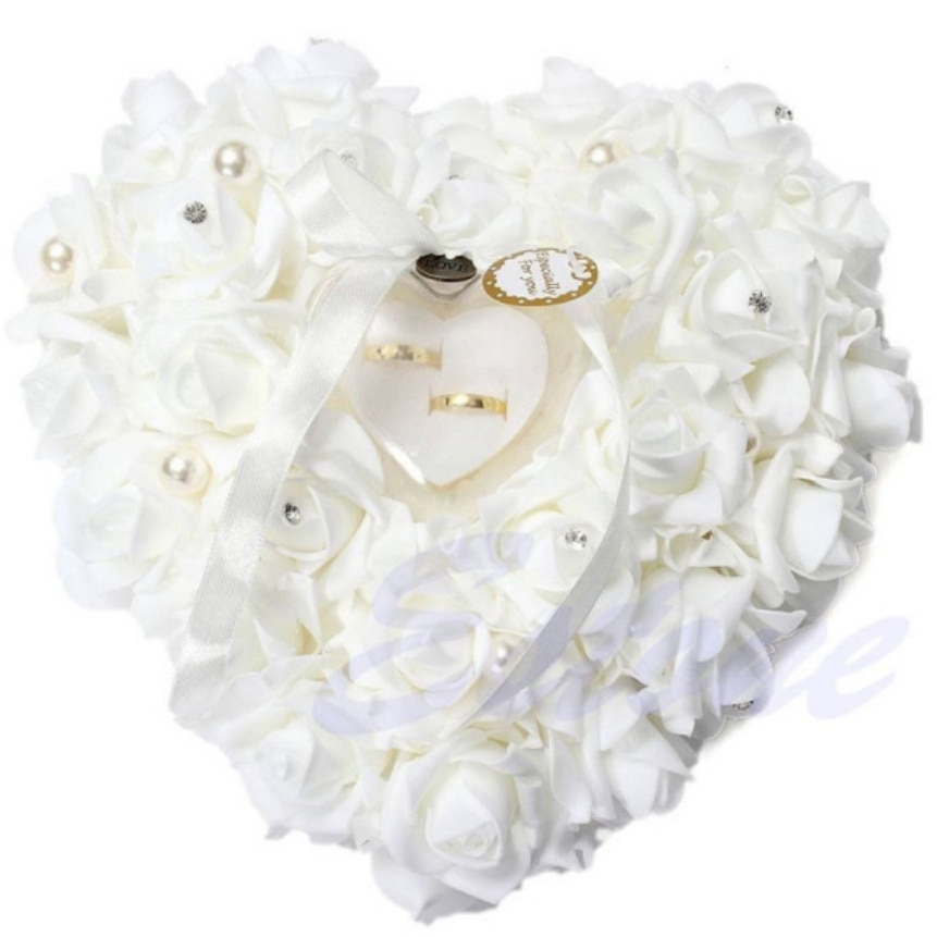 Cutie nunta Mr & Mrs, CRM, pentru verighete, flori forma inimioara ...