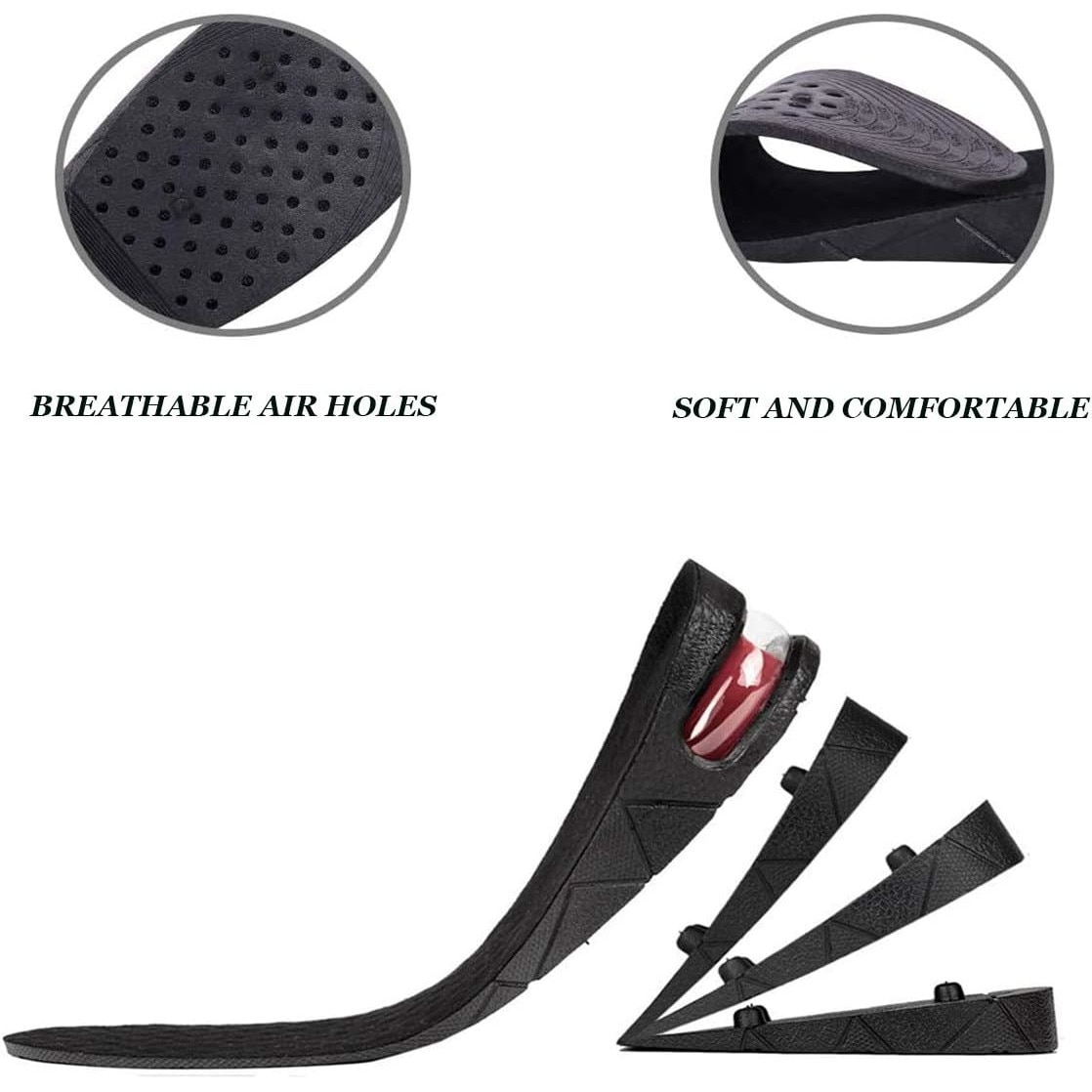 Set 2 Branturi Tip Talpici Ortopedici Inaltatori, JENUOS®, Cu Absorbtie ...