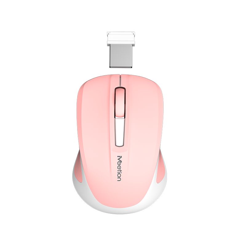 Mouse wireless Meetion, 1200DPI, Roz - eMAG.ro