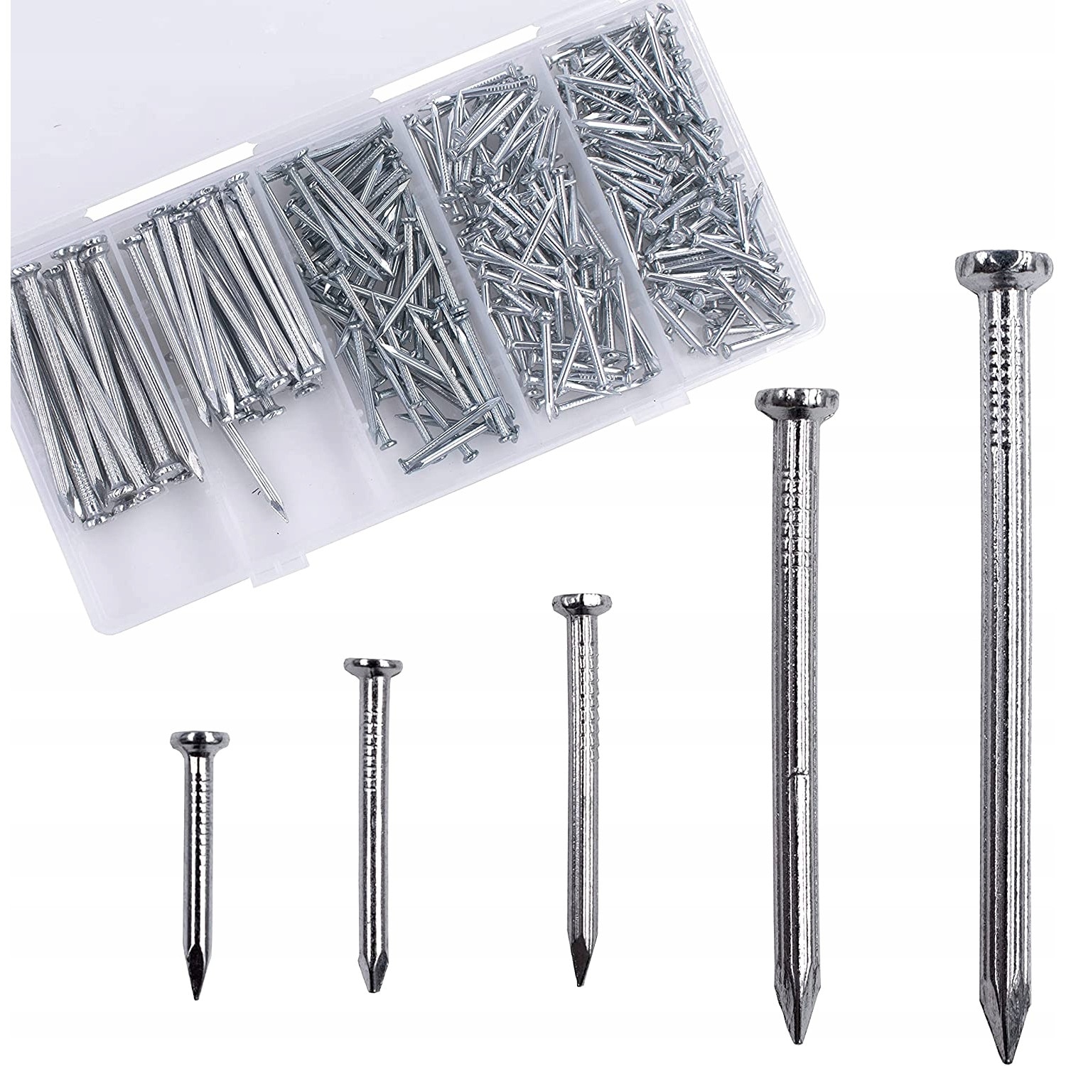 Set cuie din otel pentru lemn de beton 280 buc. - eMAG.ro