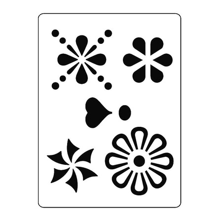 Sablon S08 - Model cu flori - eMAG.ro