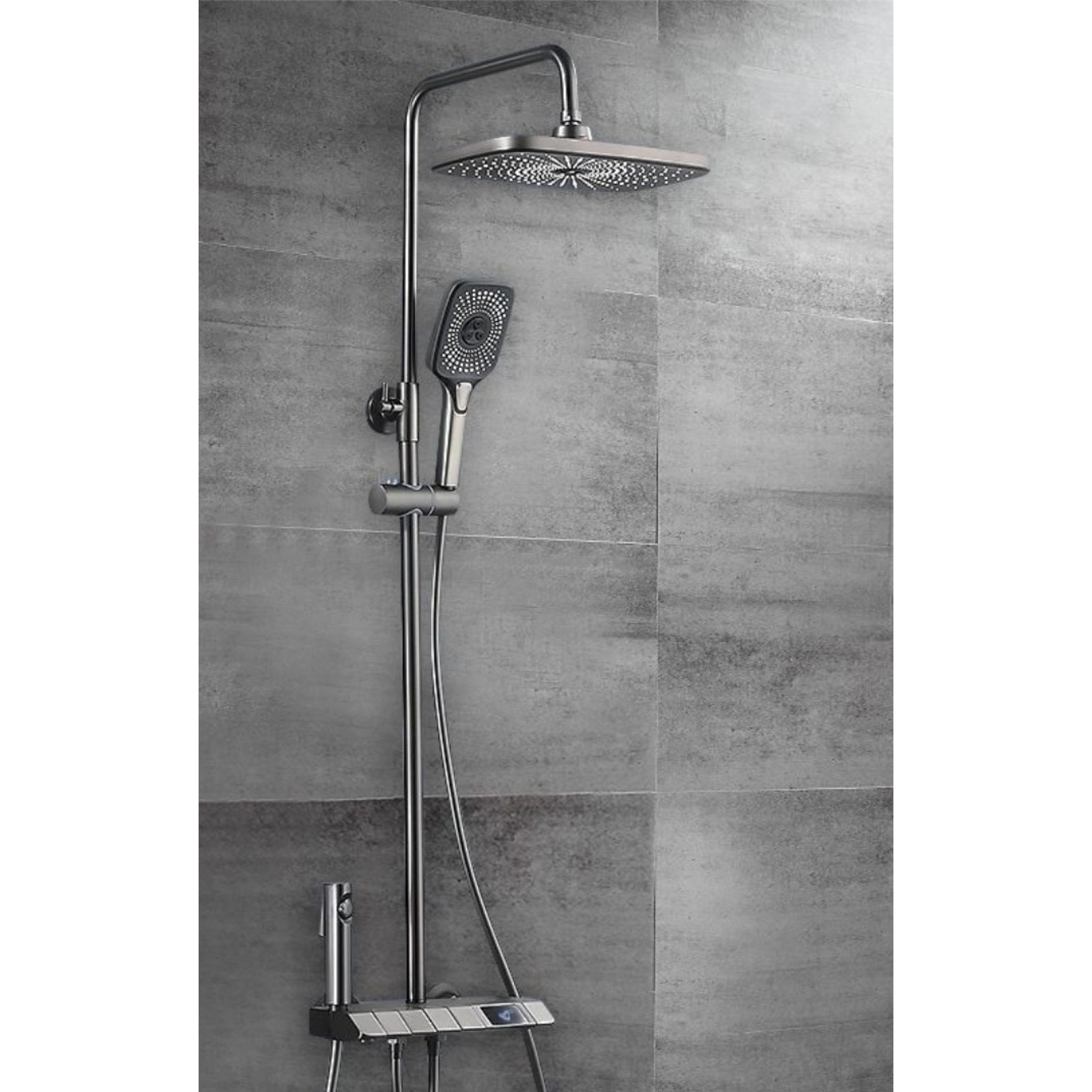 Sistem de dus cu patru functii de curgere a apei, pipa pentru cada ...