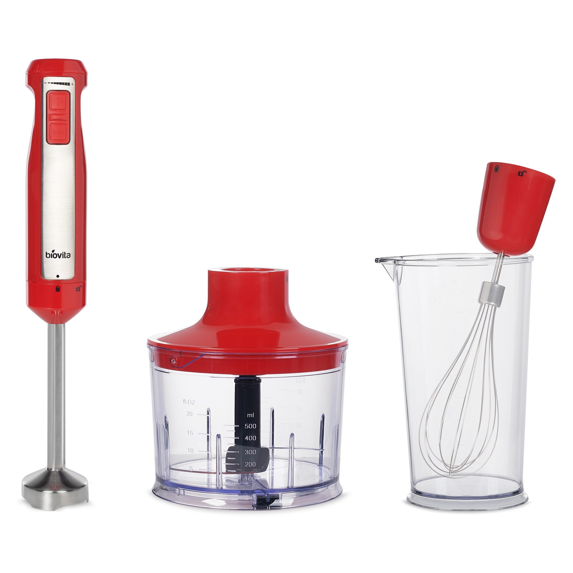 Blender de Mana, Biovita X-BLEND, 800W, 3 Accesorii Incluse, 5 Trepte ...
