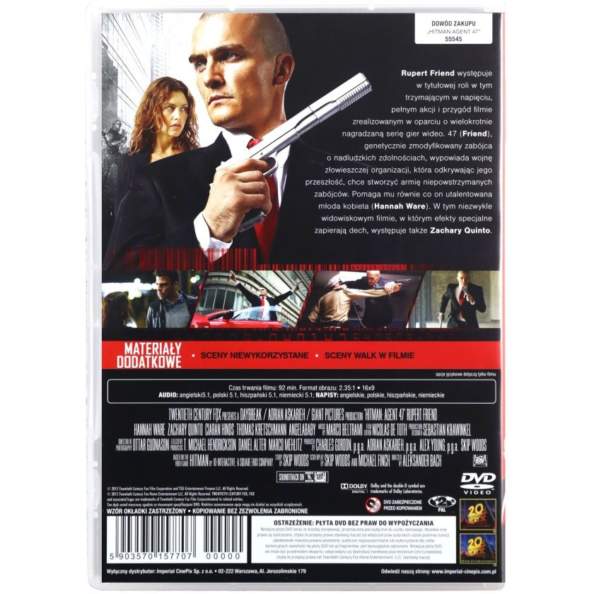 Hitman: Agent 47 [DVD] - eMAG.ro