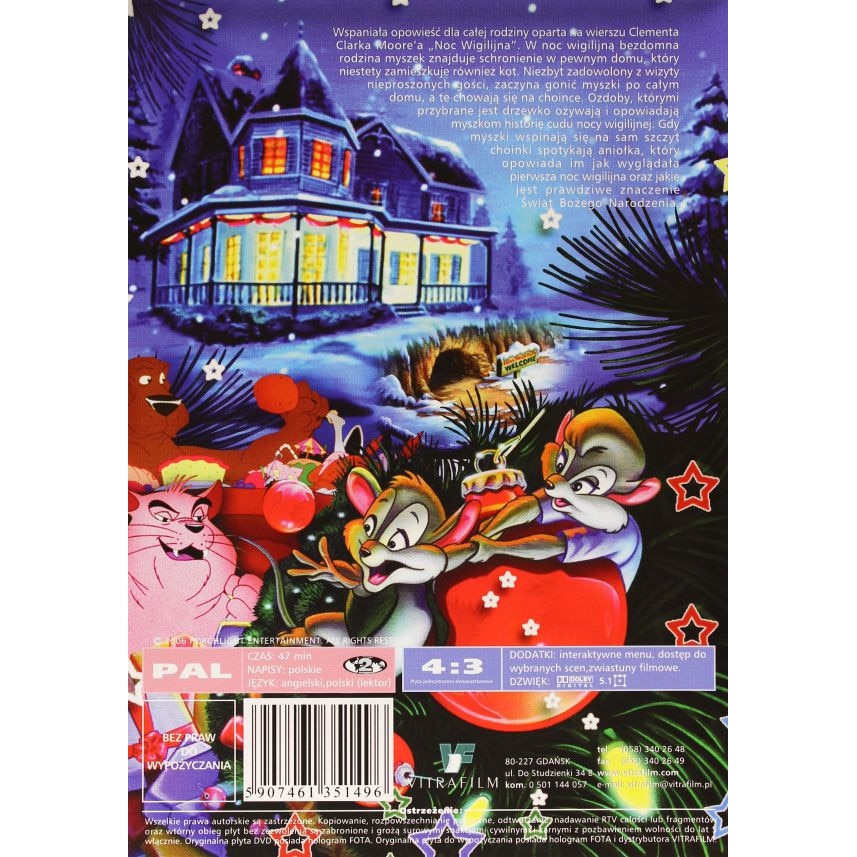 The Night Before Christmas: A Mouse Tale [DVD] - eMAG.bg