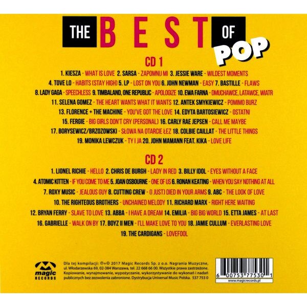 The best of pop [2CD] - eMAG.bg