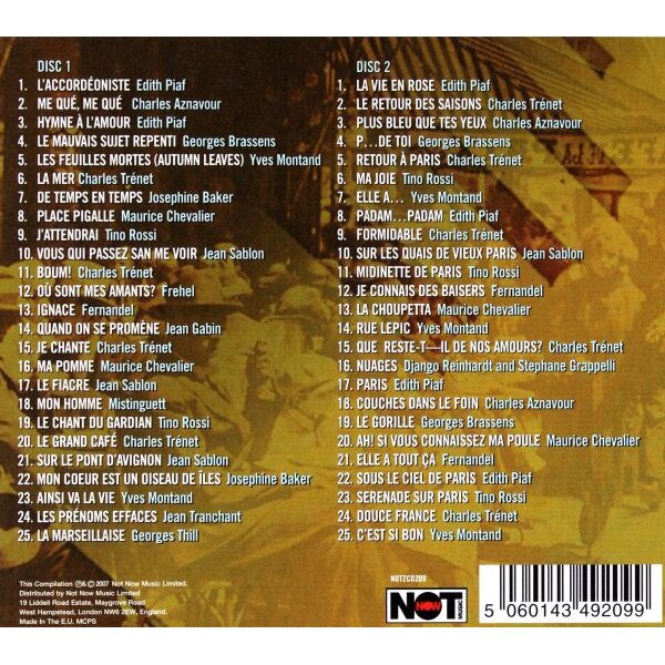 Cafe De Paris - 50 Grands Succes Francais [2CD] - eMAG.bg