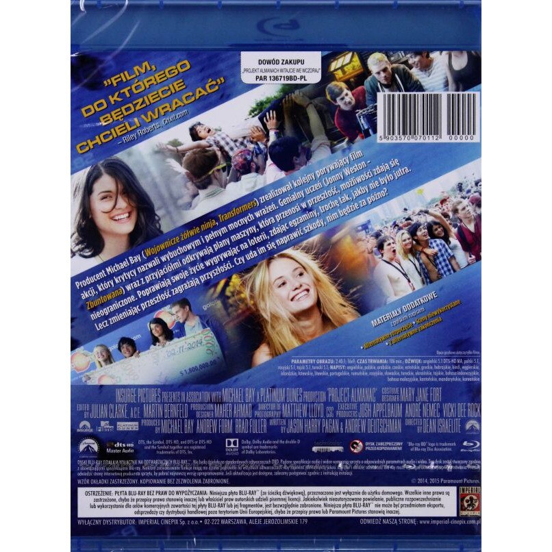 Проект Алманах [Blu-Ray] - eMAG.bg