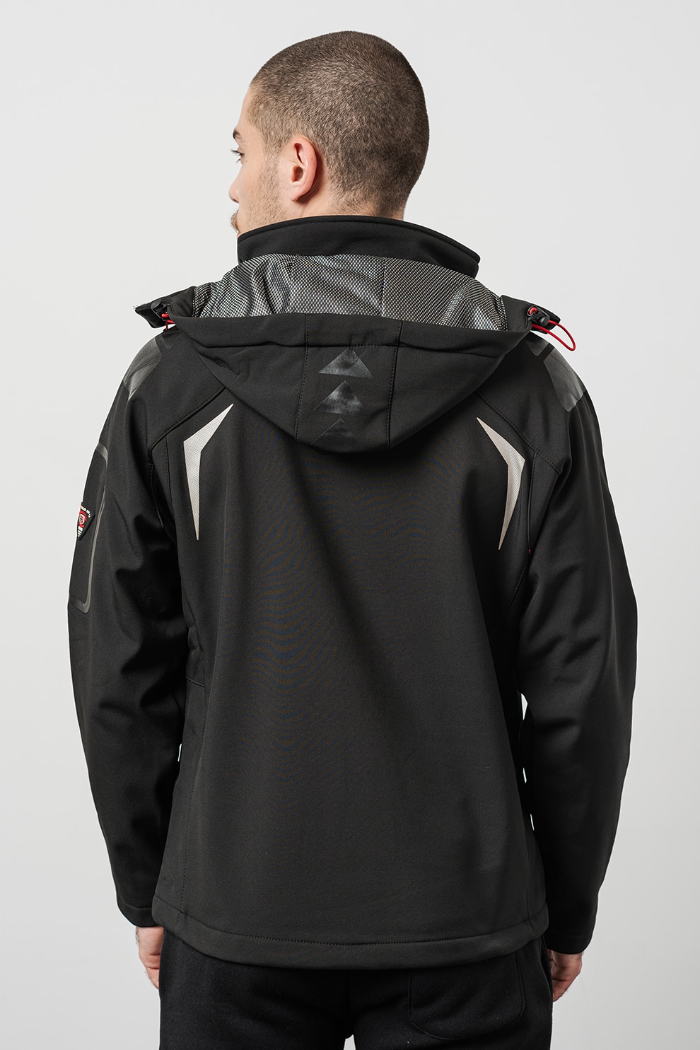 Geographical Norway, Geaca cu gluga si logo Techno Men - eMAG.ro