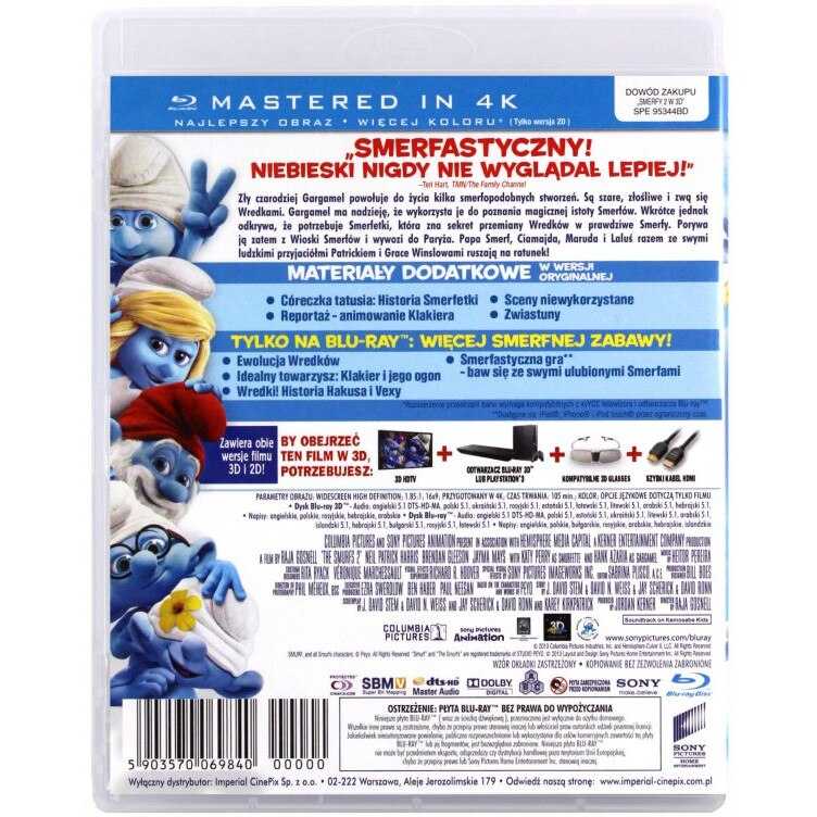 Strumpfii 2 [Blu-Ray 3D]+[Blu-Ray] - eMAG.ro