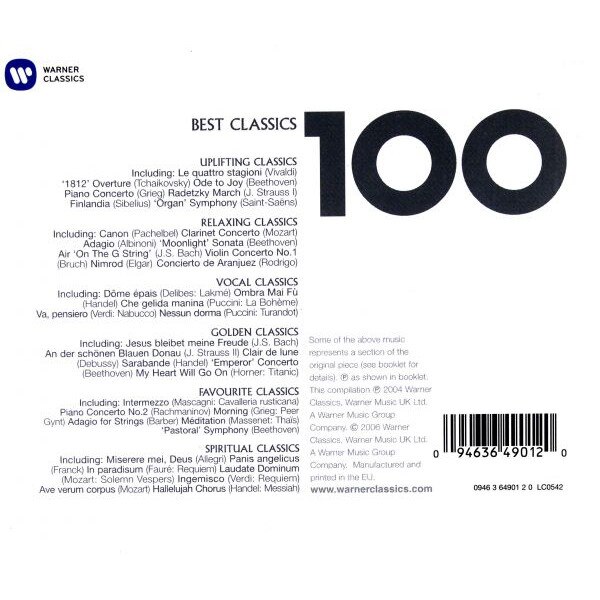 100 Best Classics [6CD] - eMAG.bg