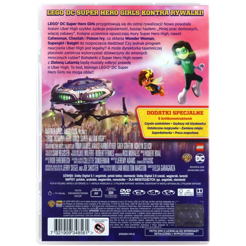 LEGO DC Super Hero Girls: Super-villain High [DVD] - eMAG.bg