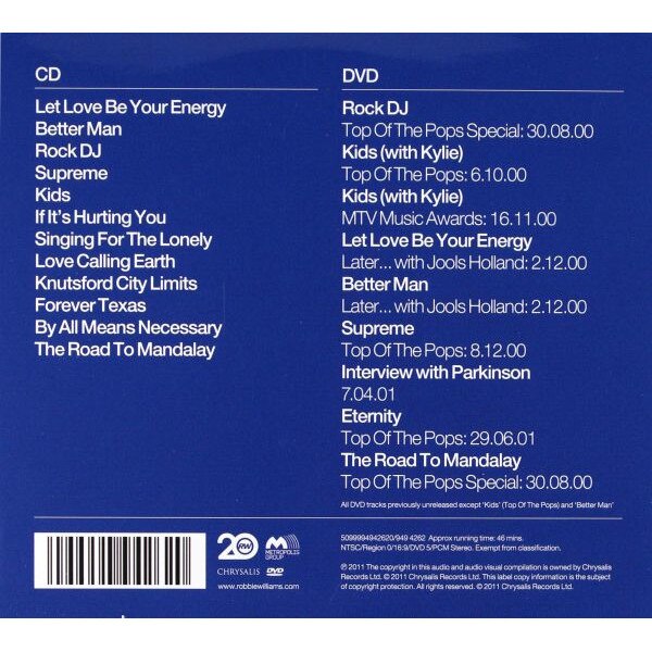 Robbie Williams: Sing When You're Winning (NTSC) (ecopack) [CD]+[DVD ...