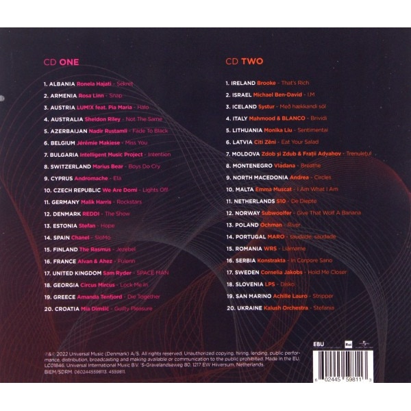 Eurovision Song Contest Turin 2022 [2CD] - eMAG.hu