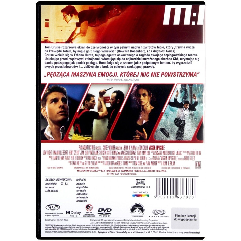 Mission: Impossible [DVD] - eMAG.hu