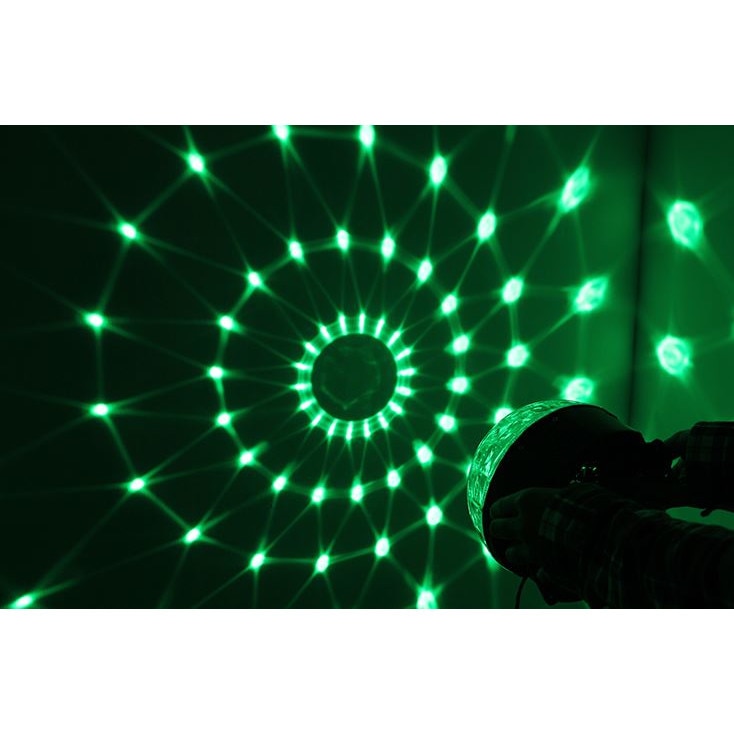 Minge disco LED cu difuzoare stereo cu 4 baterii AAA (G46B + 4X B18 ...