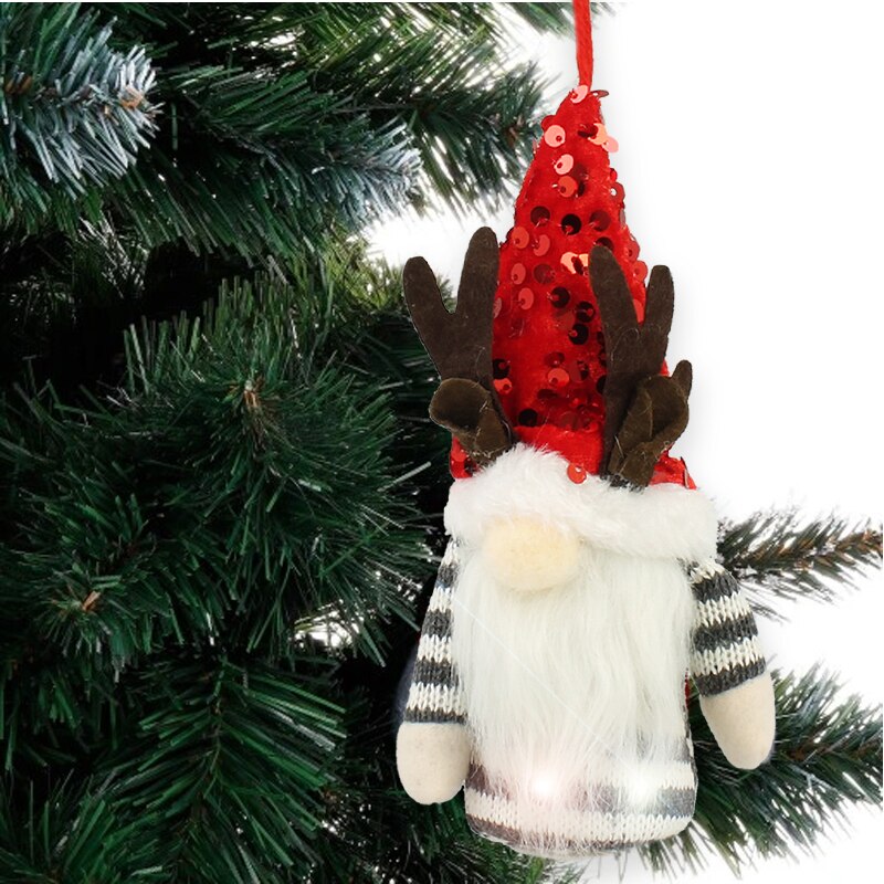 Figurina Gnom cu led, Stator, Textil, Multicor - eMAG.ro