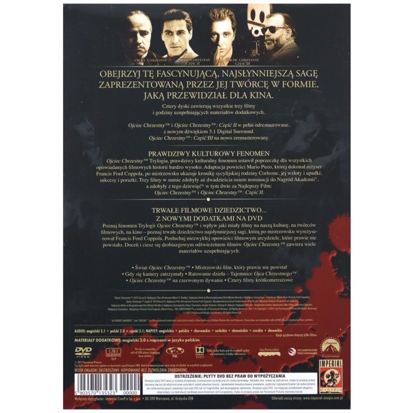 The Godfather Trilogy: 1901-1980 [4DVD] - eMAG.bg