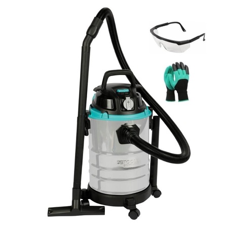 Прахосмукачка за мокро/сухо почистване с чанта Detoolz Smart, мощност ...