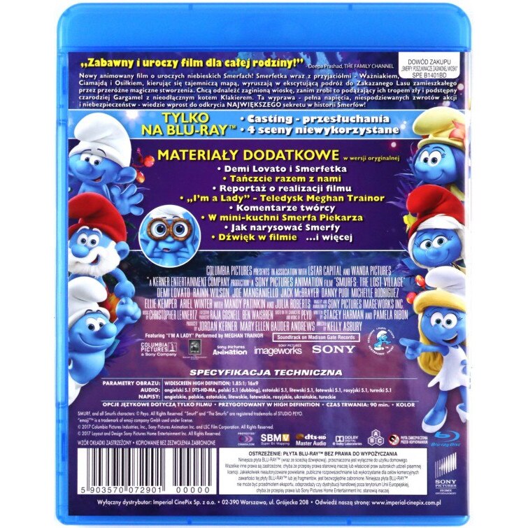 Strumpfii: Satul pierdut [Blu-Ray] - eMAG.ro
