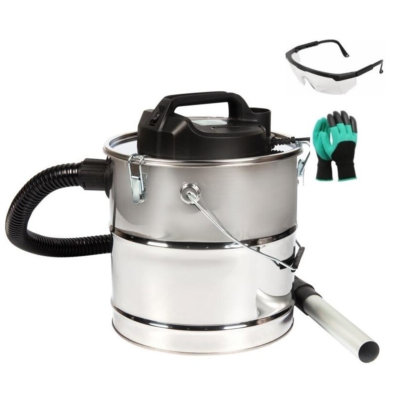 Aspirator cenusa Detoolz Smart, putere 1200W, capacitate 18L, cablu 3m ...