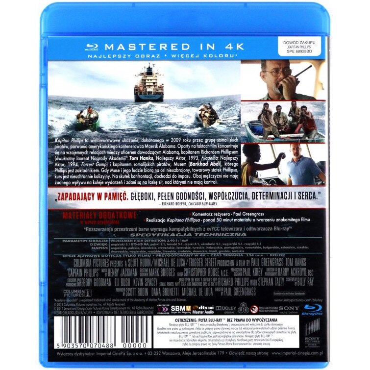 Capitanul Phillips [Blu-Ray] - eMAG.ro