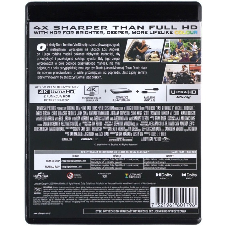 Halálos iramban 10. [Blu-Ray 4K]+[Blu-Ray] - eMAG.hu