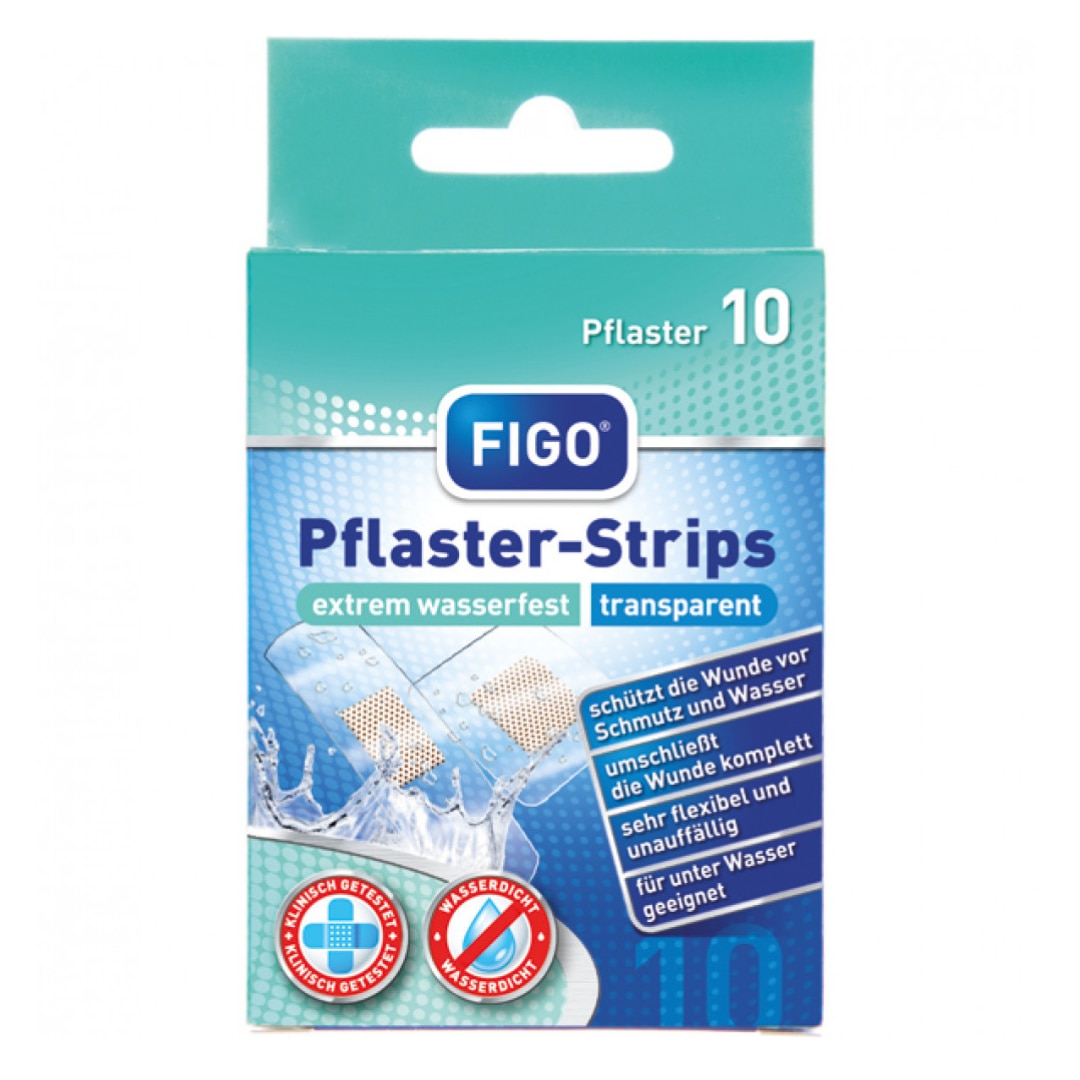 Set 10 de plasturi de diferite marimi, transparenti, ultra-rezistenti ...