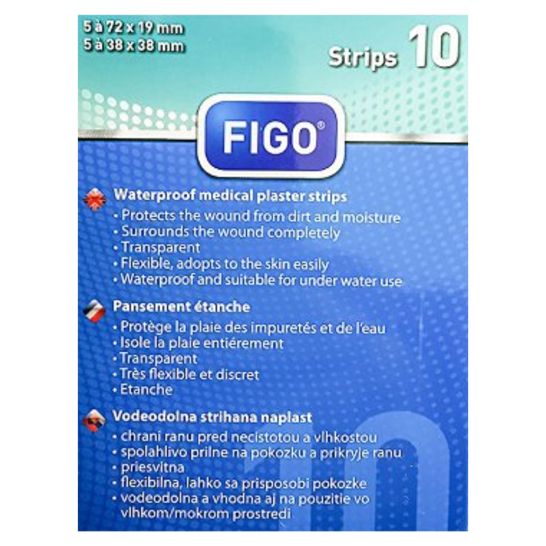 Set 10 de plasturi de diferite marimi, transparenti, ultra-rezistenti ...