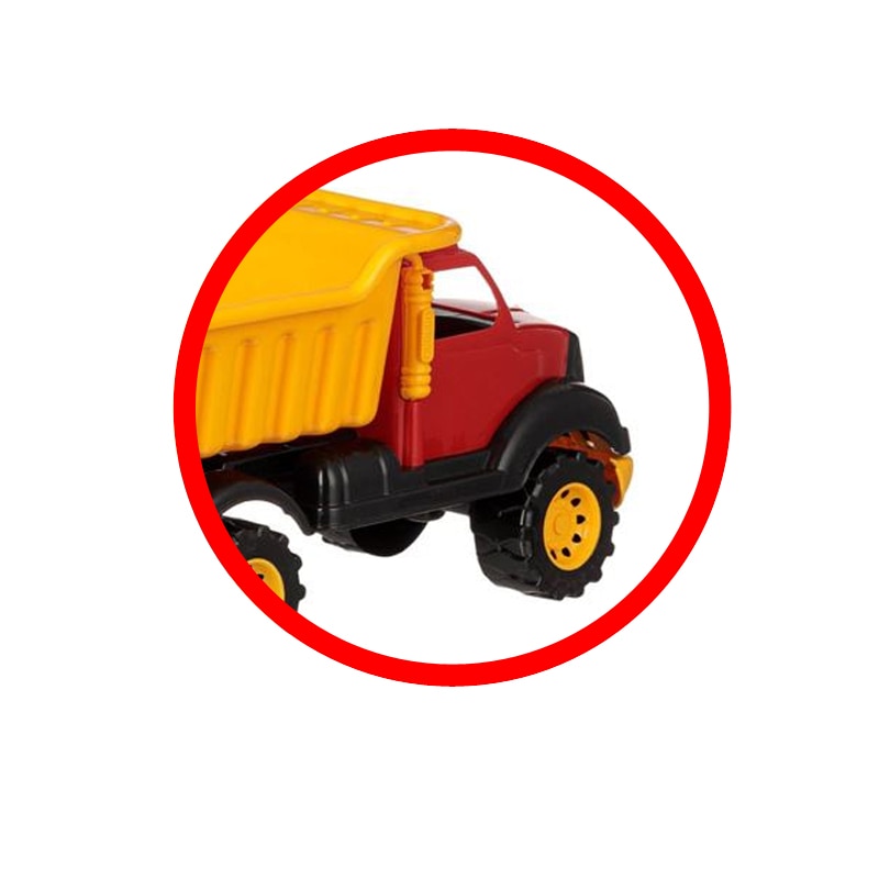 Masina basculanta de santier, 42x16x18 cm, Galben, ATU-086194 - eMAG.ro